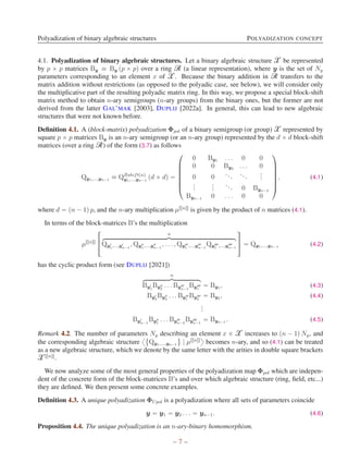 Steven Duplij, "Polyadization of algebraic structures" | PDF