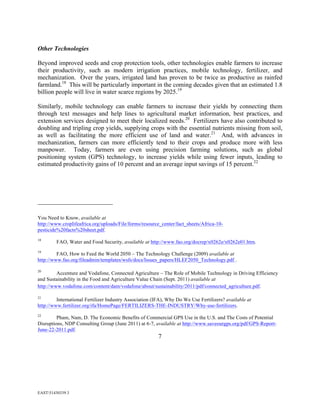 The Role of Technology in Agriculture | PDF