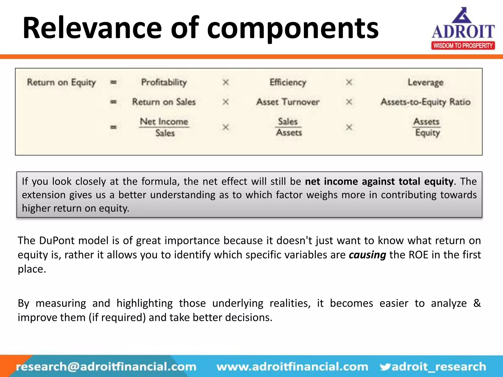 Du pont analysis | PPTX