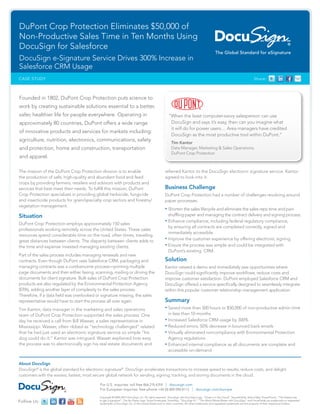 Dupont DocuSign use case study | PDF