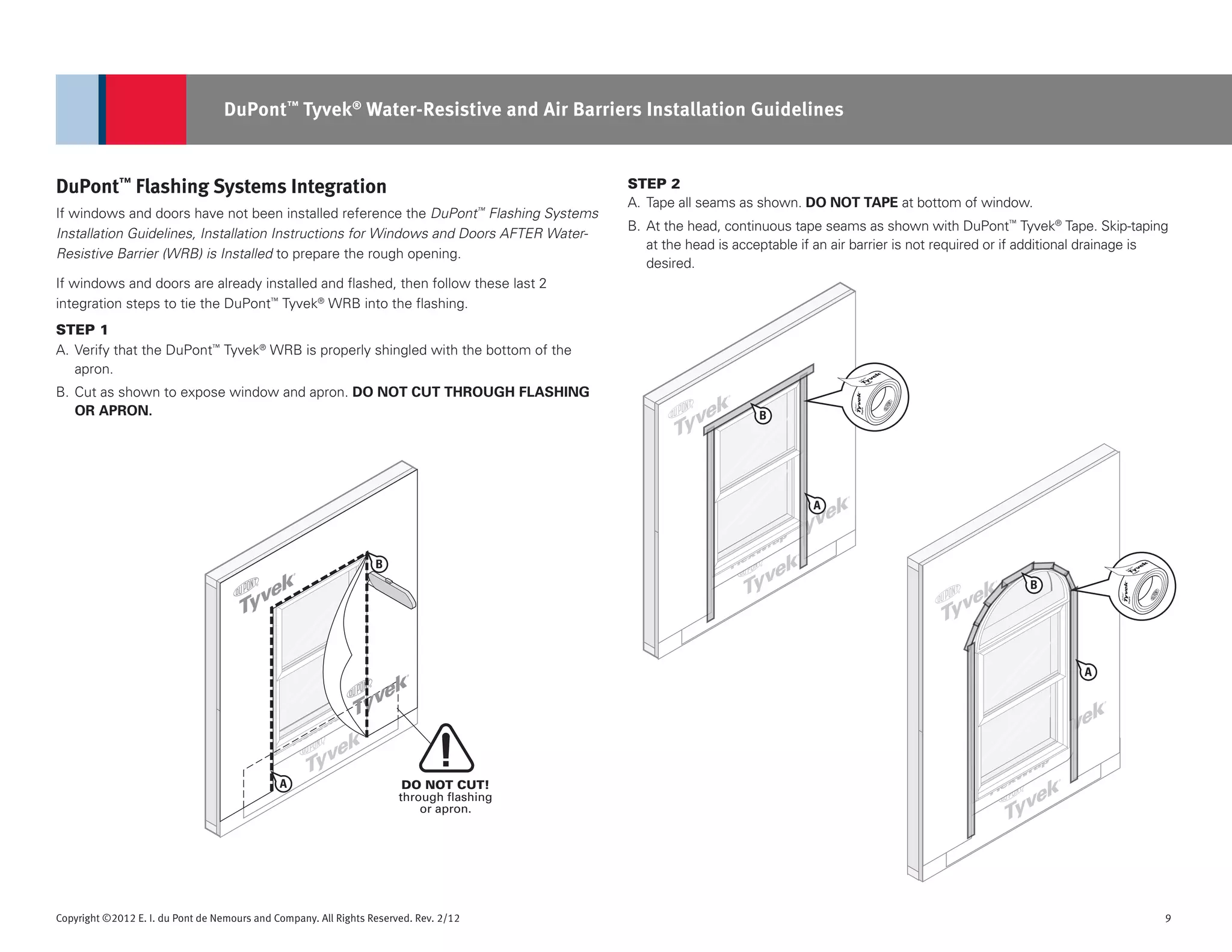 Dupont Tyvek Installation Guide | PDF