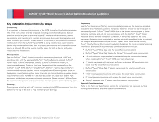 Dupont Tyvek Installation Guide | PDF
