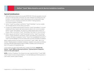 Dupont Tyvek Installation Guide | PDF
