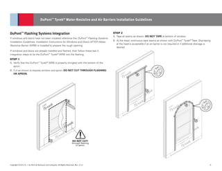 Dupont Tyvek Installation Guide | PDF