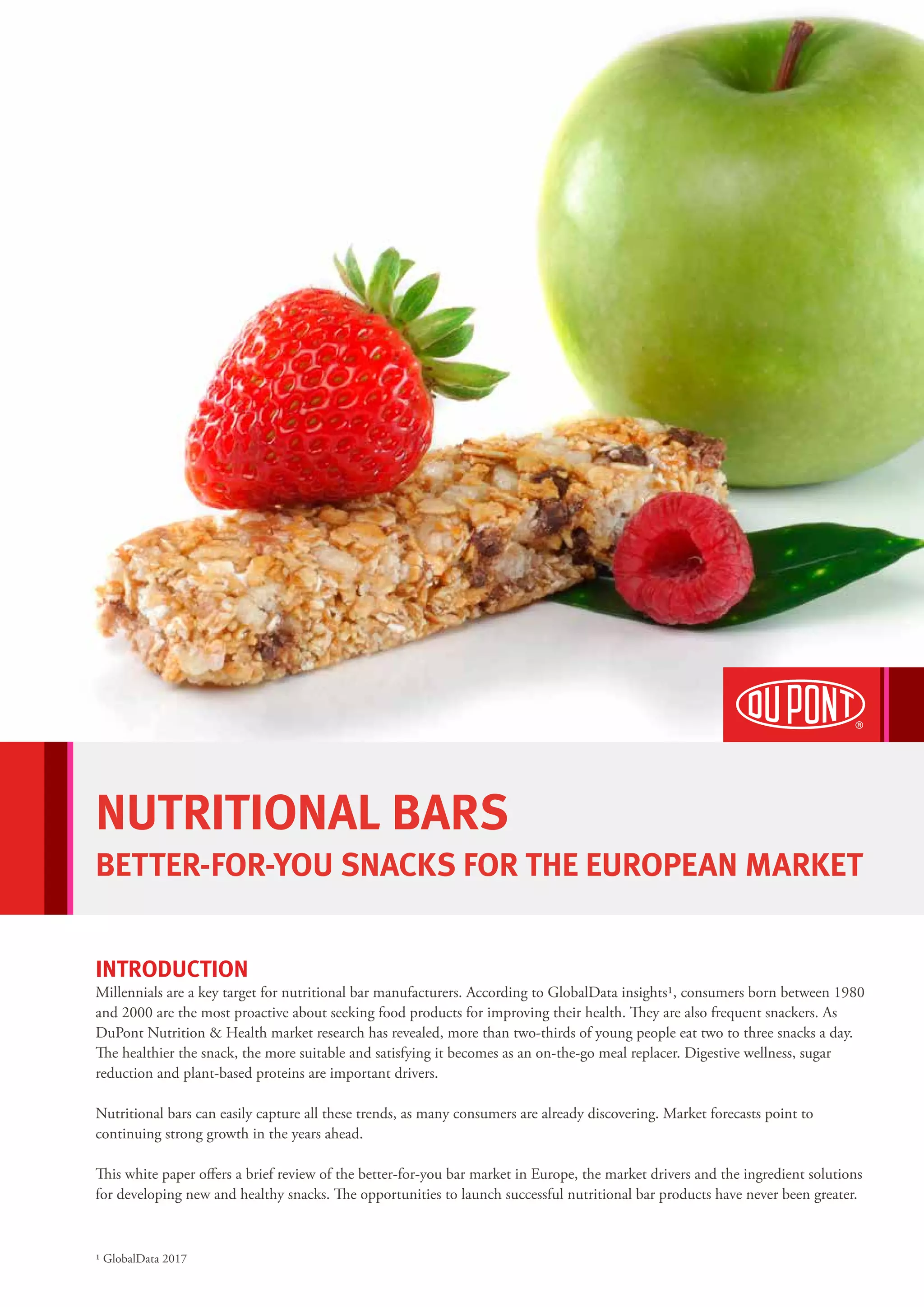 Nutritional Bars Better-For-You Snacks For The European Market | PDF