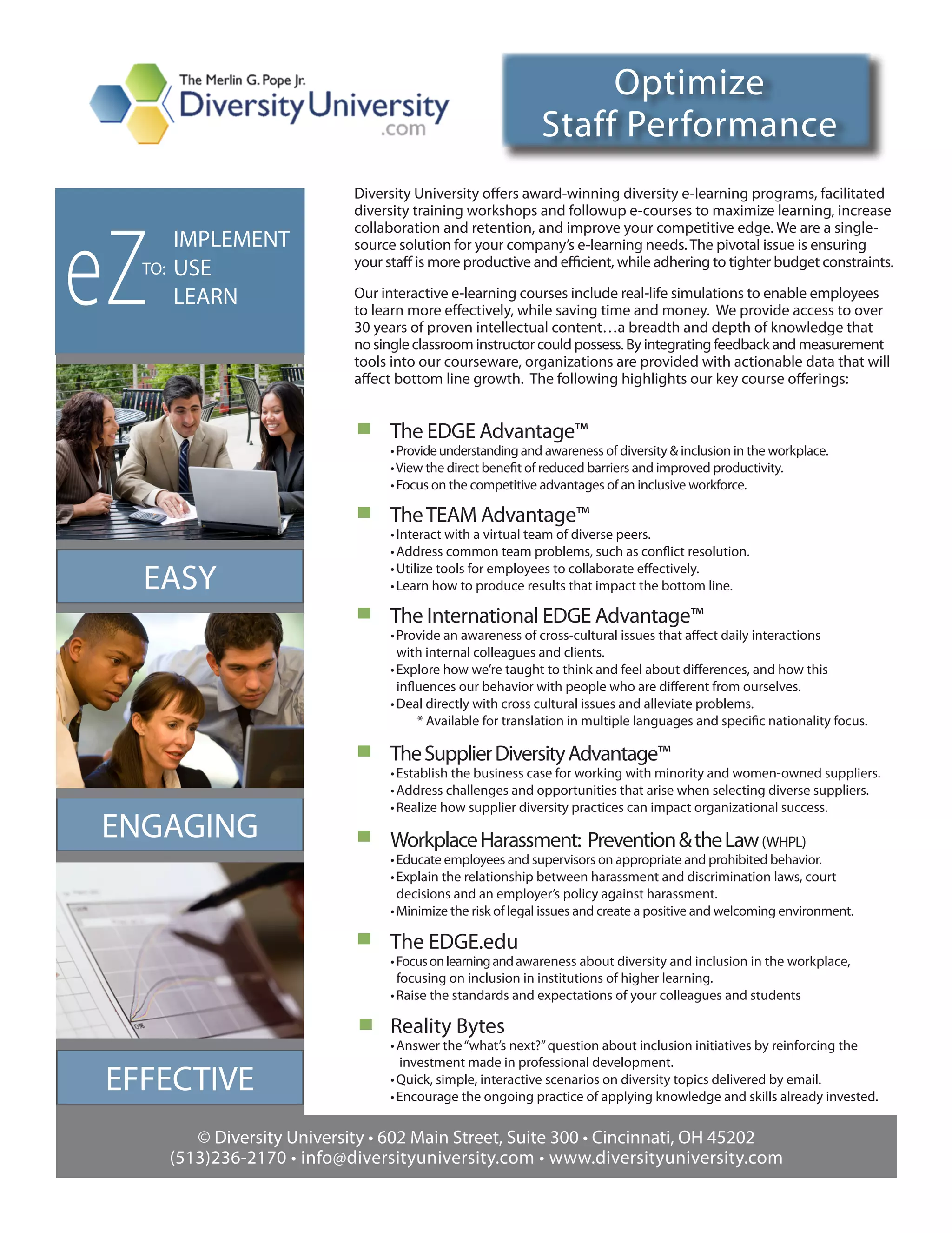 DiversityU Product Overview | PDF