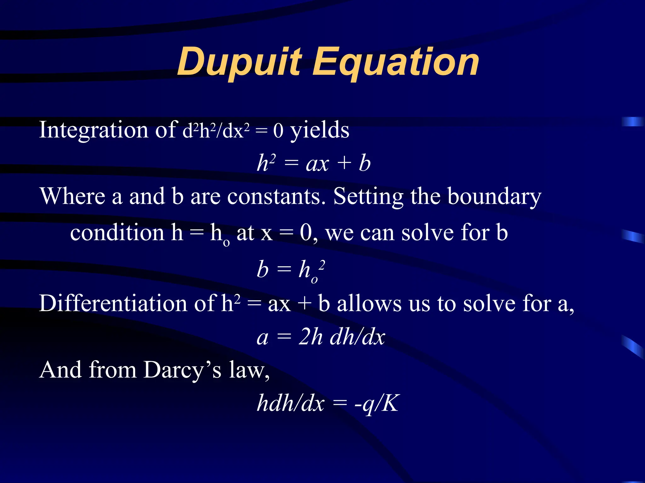Dupuit_Forchheimer_Unconfined_Aquifer_Recharge_Presentation.ppt