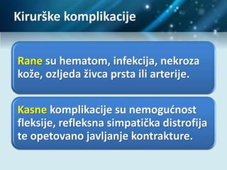 Dupuytrenova kontraktura | PPSX