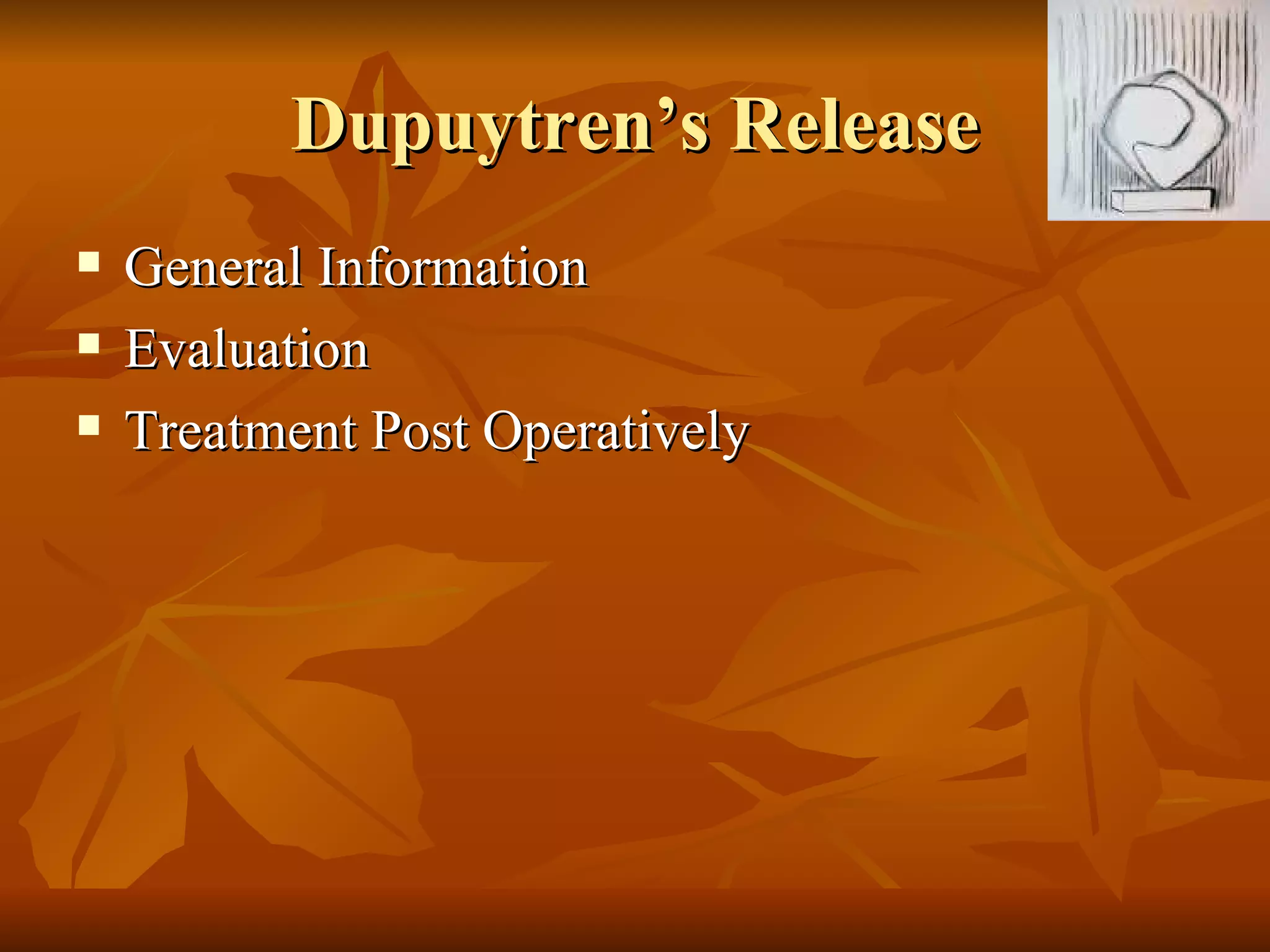 Dupuytrens Contracture | PPT