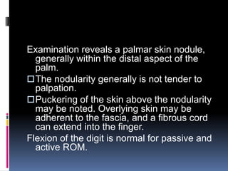 Dupuytrens contracture | PPTX