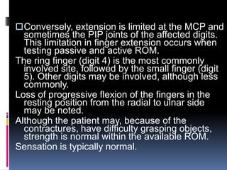 Dupuytrens contracture | PPTX