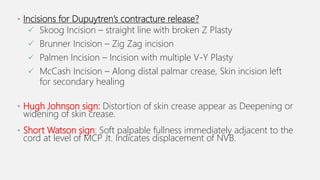 Dupuytren's contracture Plastiquest | PPTX
