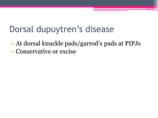Dupuytren's disease | PPTX