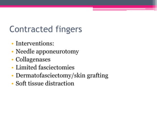 Dupuytren's disease | PPTX