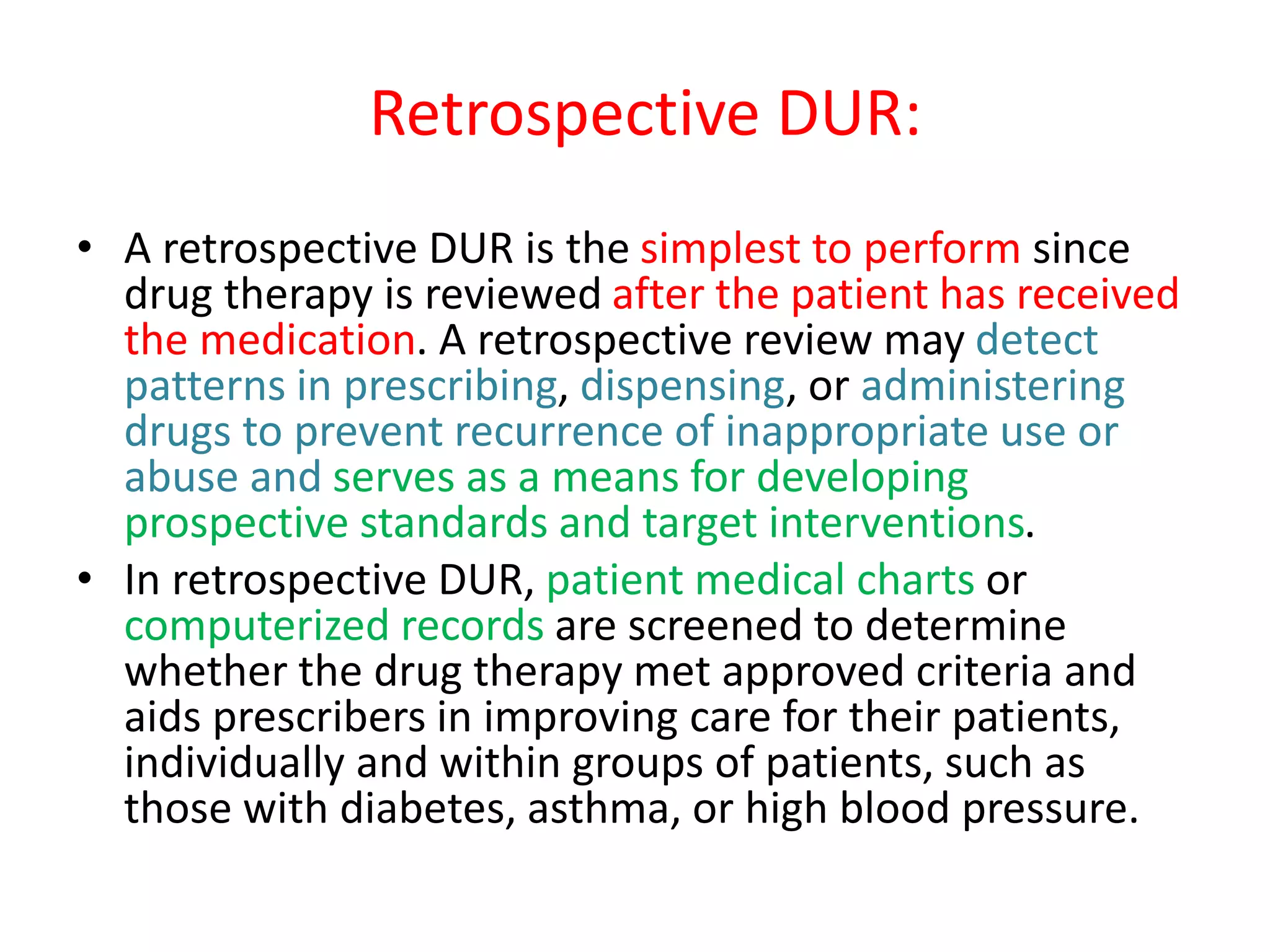 Drug Utilization review | PPTX