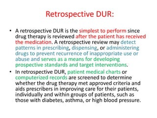Drug Utilization review | PPTX