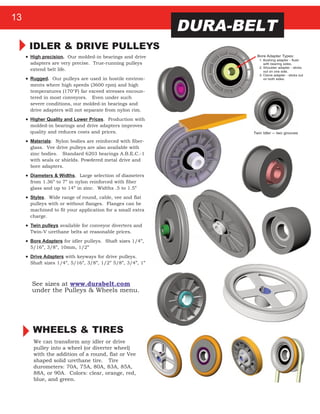 Dura belt brochure-2012 | PDF