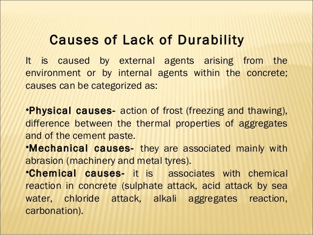 Durability of Concrete