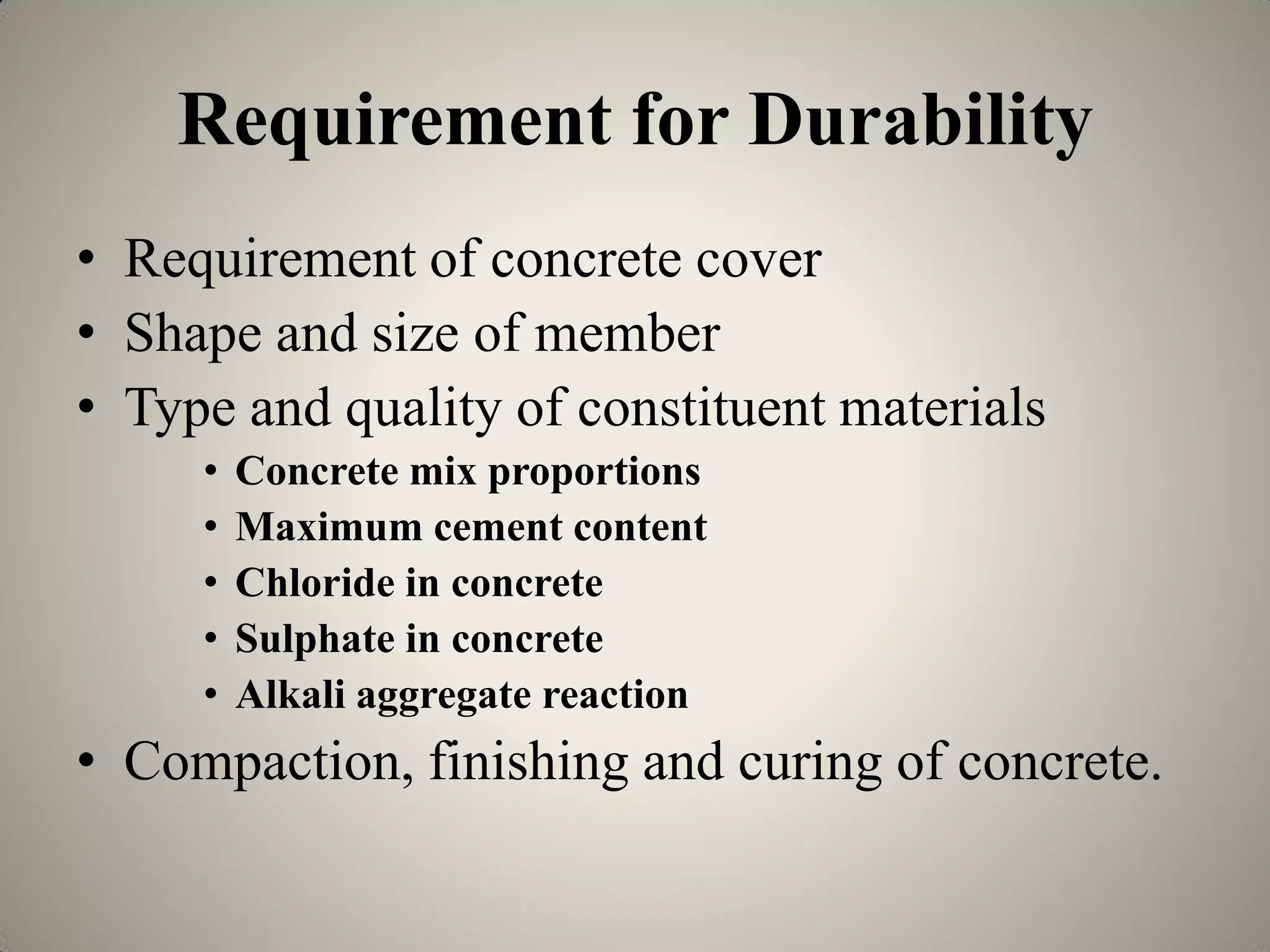 Durability and Permeability of Concrete | PDF