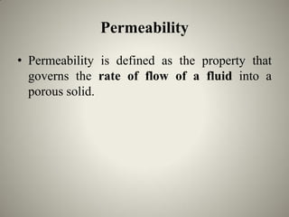 Permeability Definition
