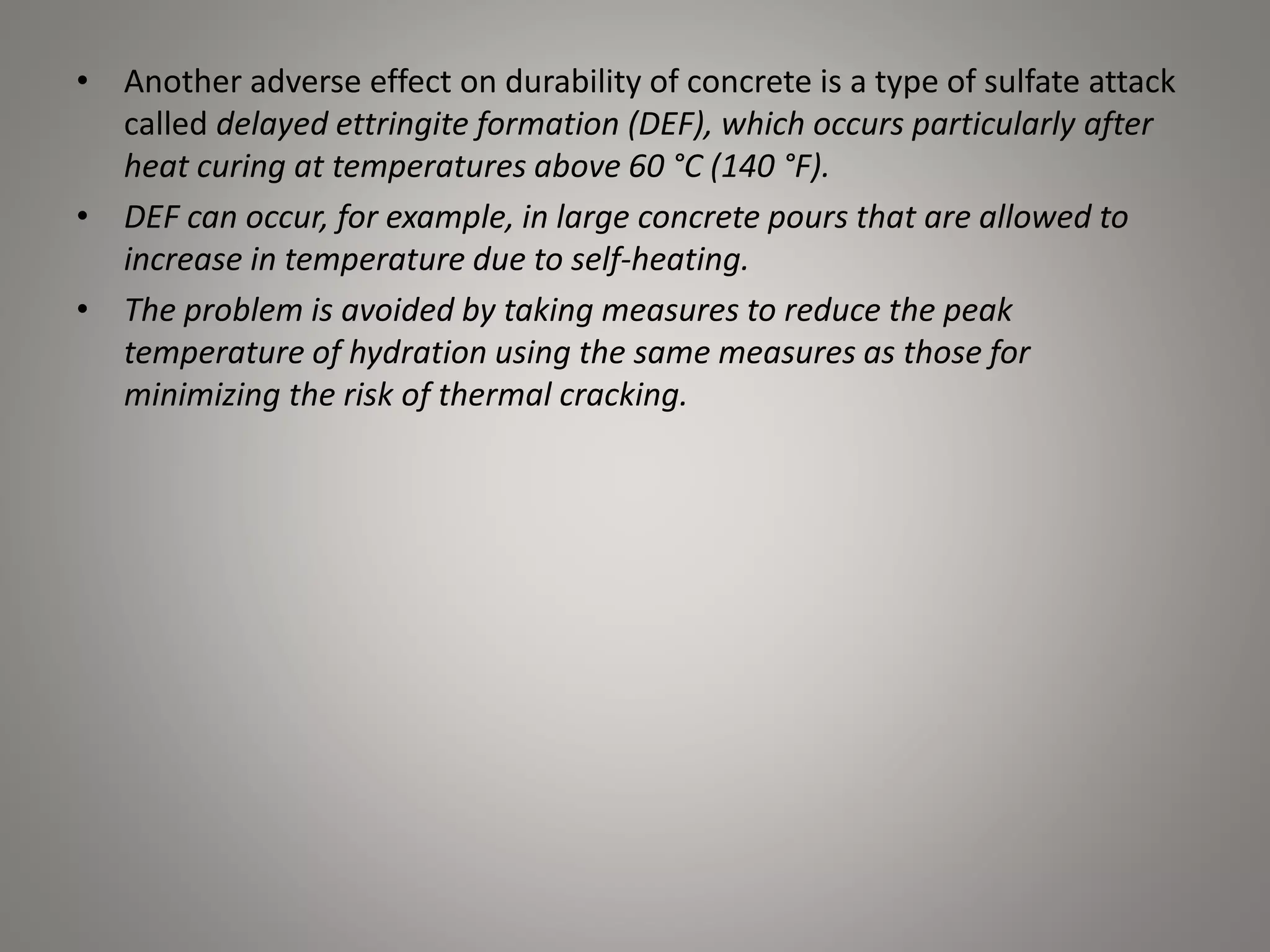 Durability of concrete | PPTX