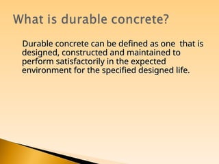 DURABILITY OF CONCRETE STRUCTURES IN DAILYLIFE.ppt