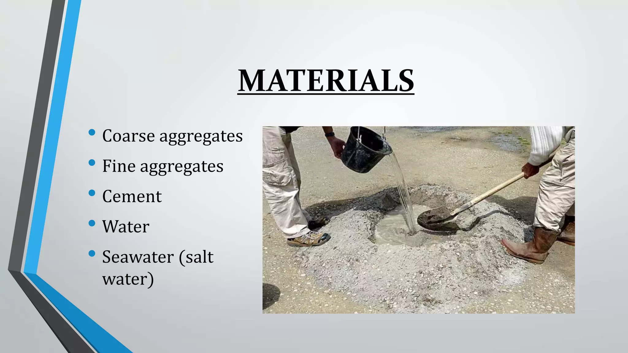 Durability of concrete with sea water | PPTX