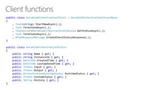 Durable functions | PPTX | Technology & Computing