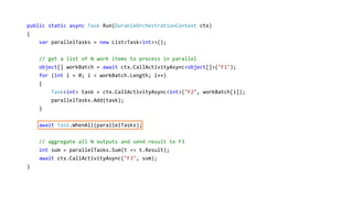 Durable functions | PPTX | Technology & Computing