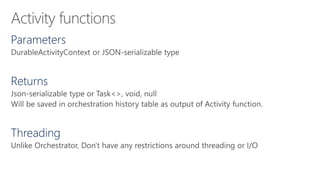 Durable functions | PPTX | Technology & Computing