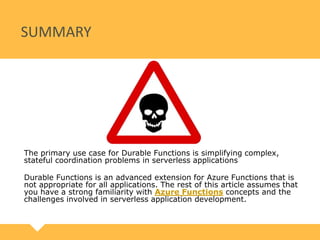 Durable functions | PPT