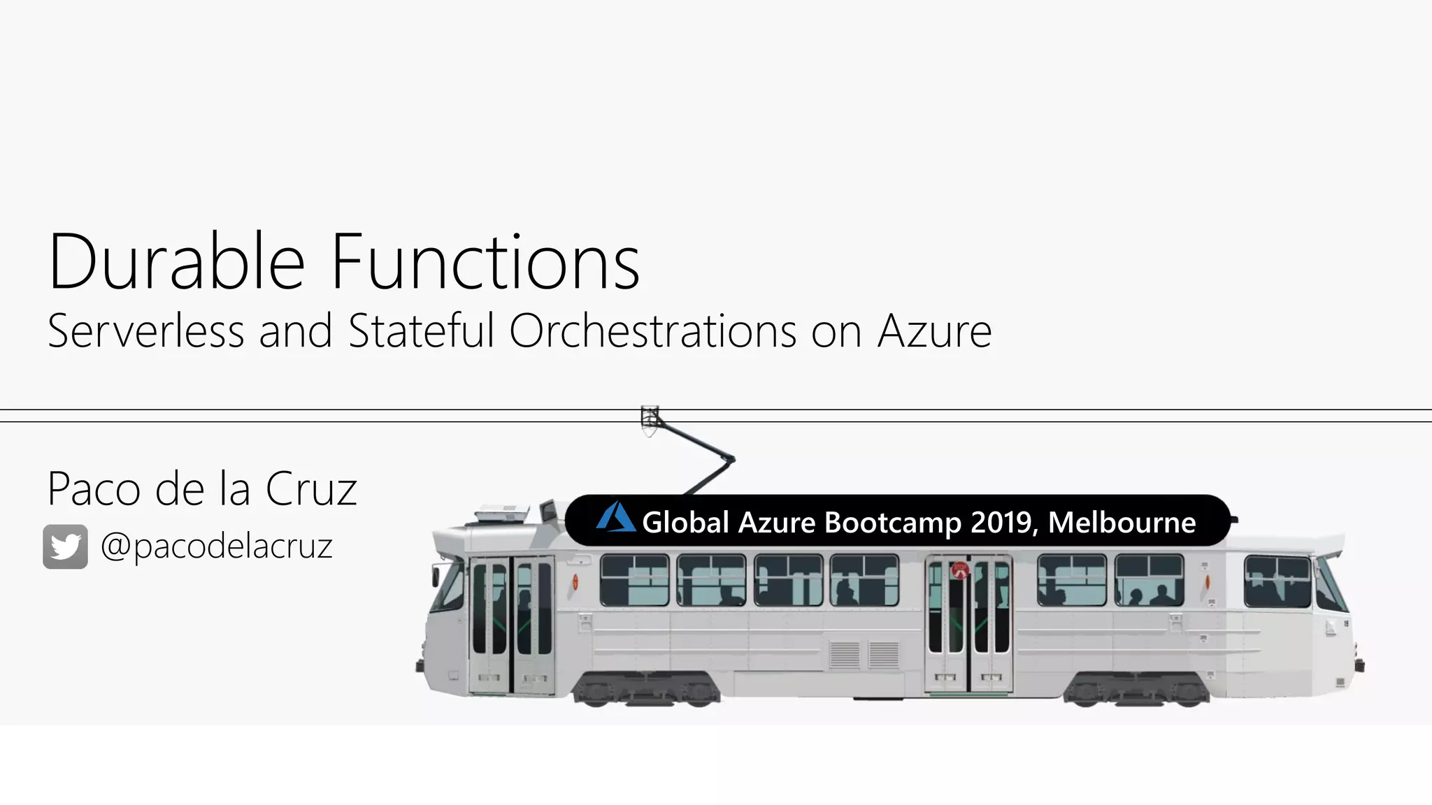 Azure Durable Functions (2019-04-27) | PPT