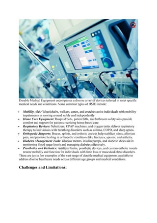 Durable Medical Equipment: Types, Applications and Advancements | GQ ...