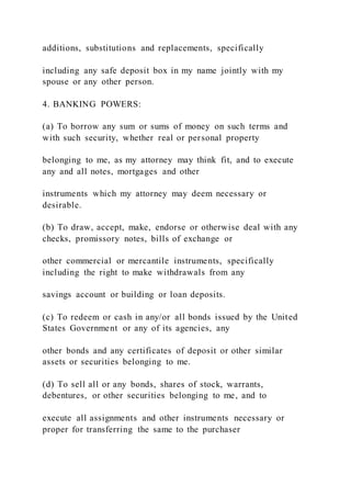 DURABLE POWER OF ATTORNEY State of Florida County of ___ | DOCX