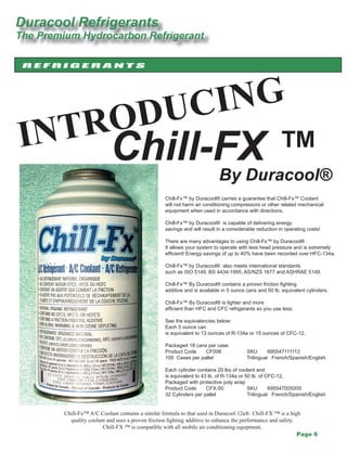 Duracool Parts And Accessories 2006 Catalogue Mr | PDF