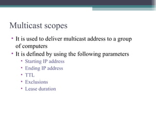 Durai presentation of dhcp | PPT