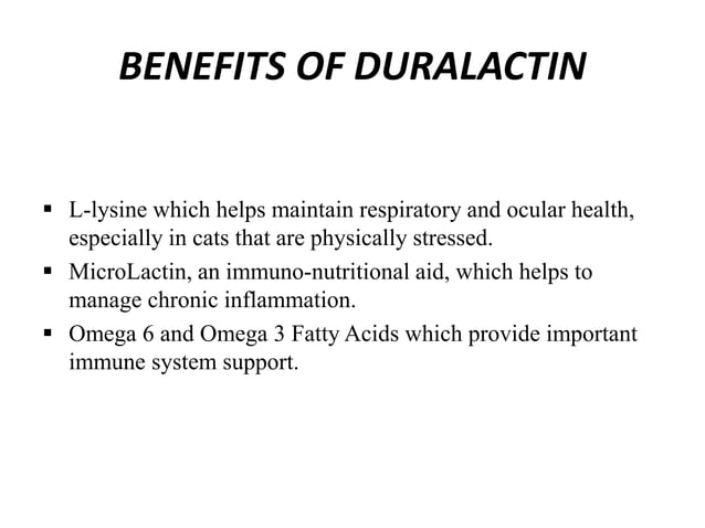 Duralactin Feline | PPT