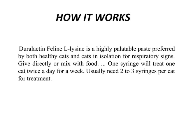 Duralactin Feline | PPT