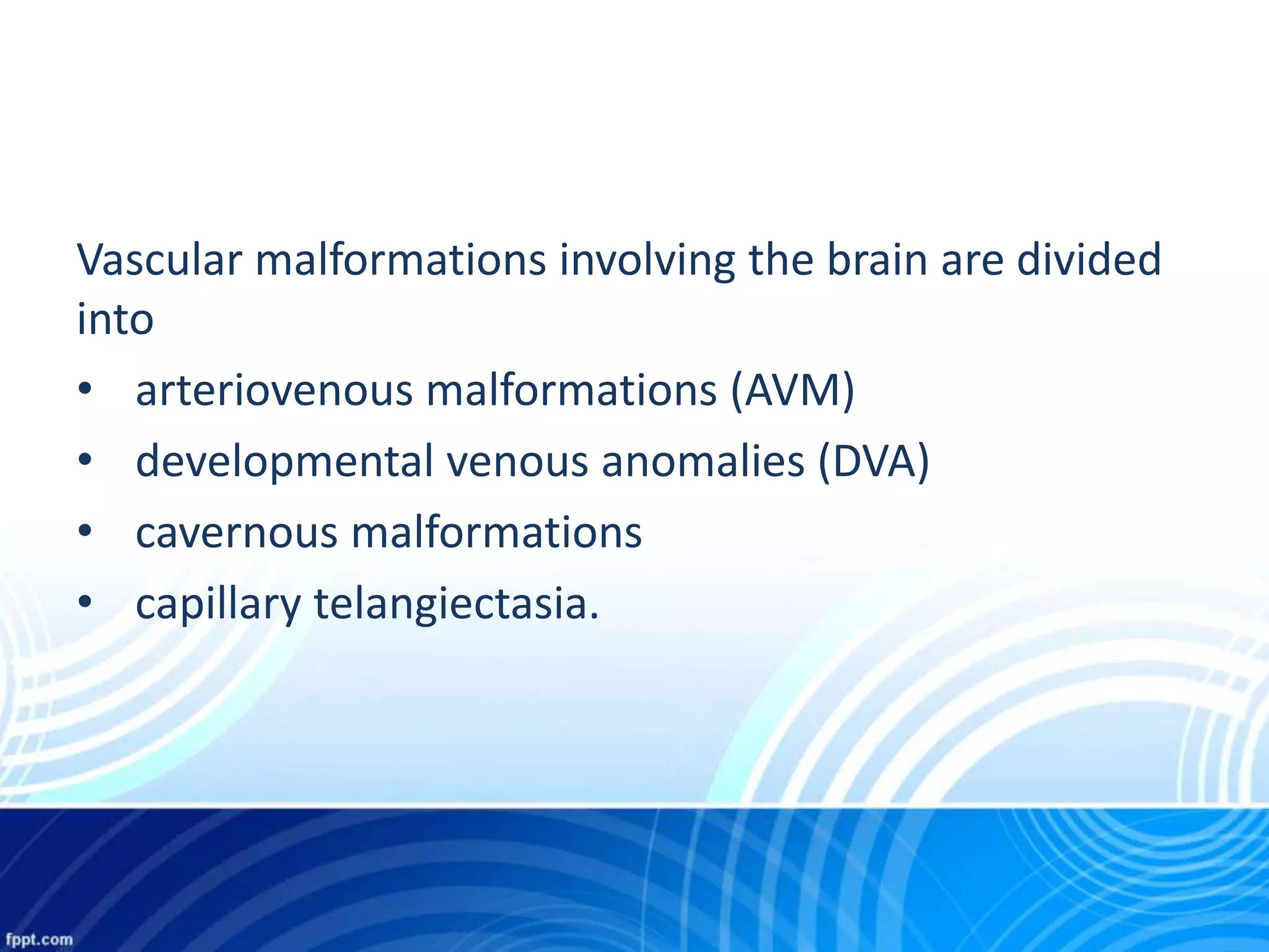 Dural arteriovenous fistula & AVM | PPTX