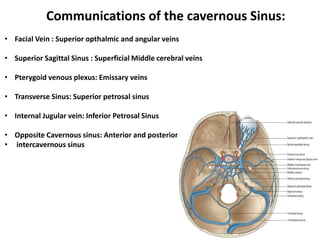 DURAL VENOUS SINUS AND CAVERNOUS SINUSES.pptx
