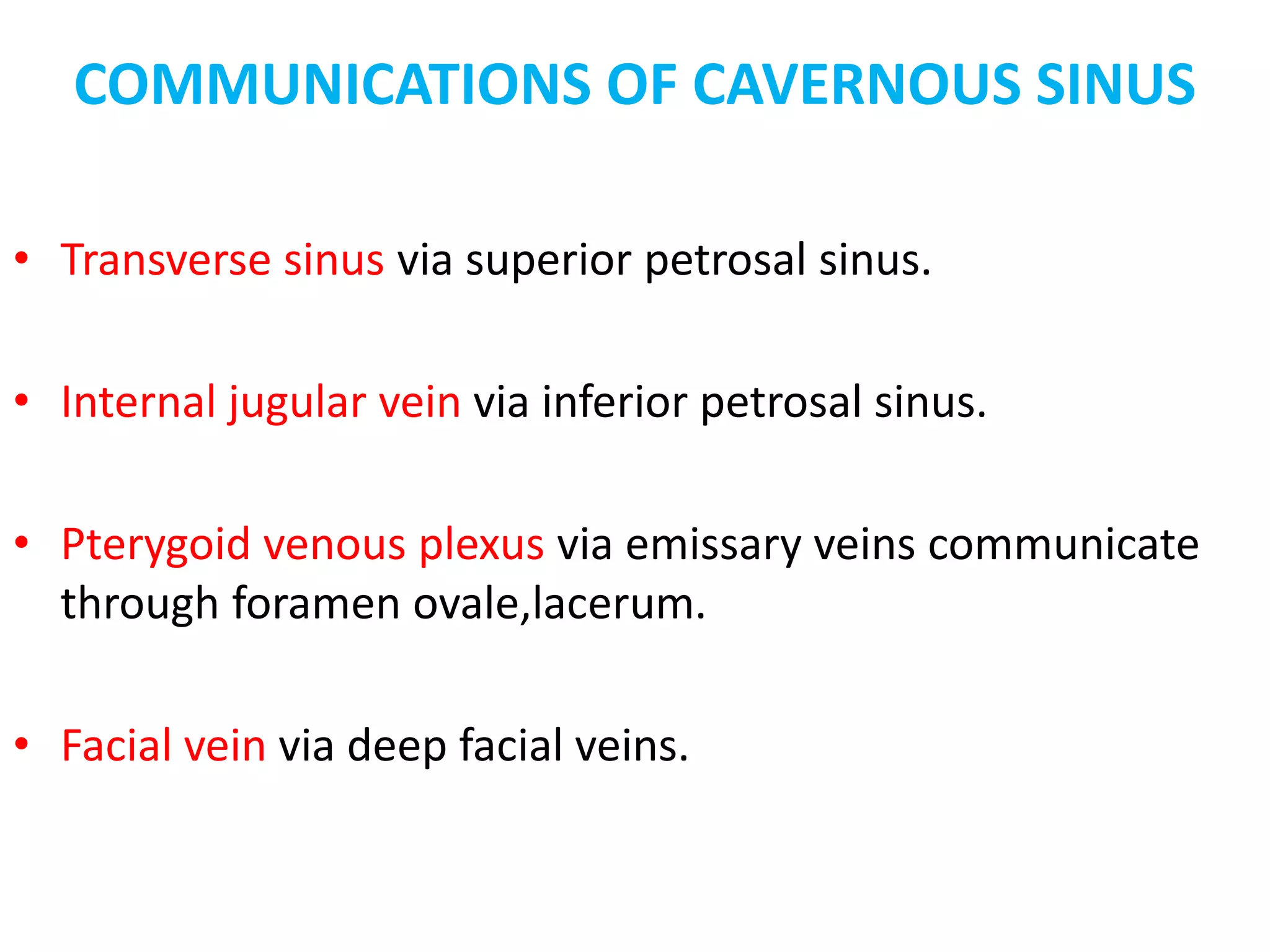 DURAL VENOUS SINUSES WITH CLINICAL ANATOMY 2021 | PPTX