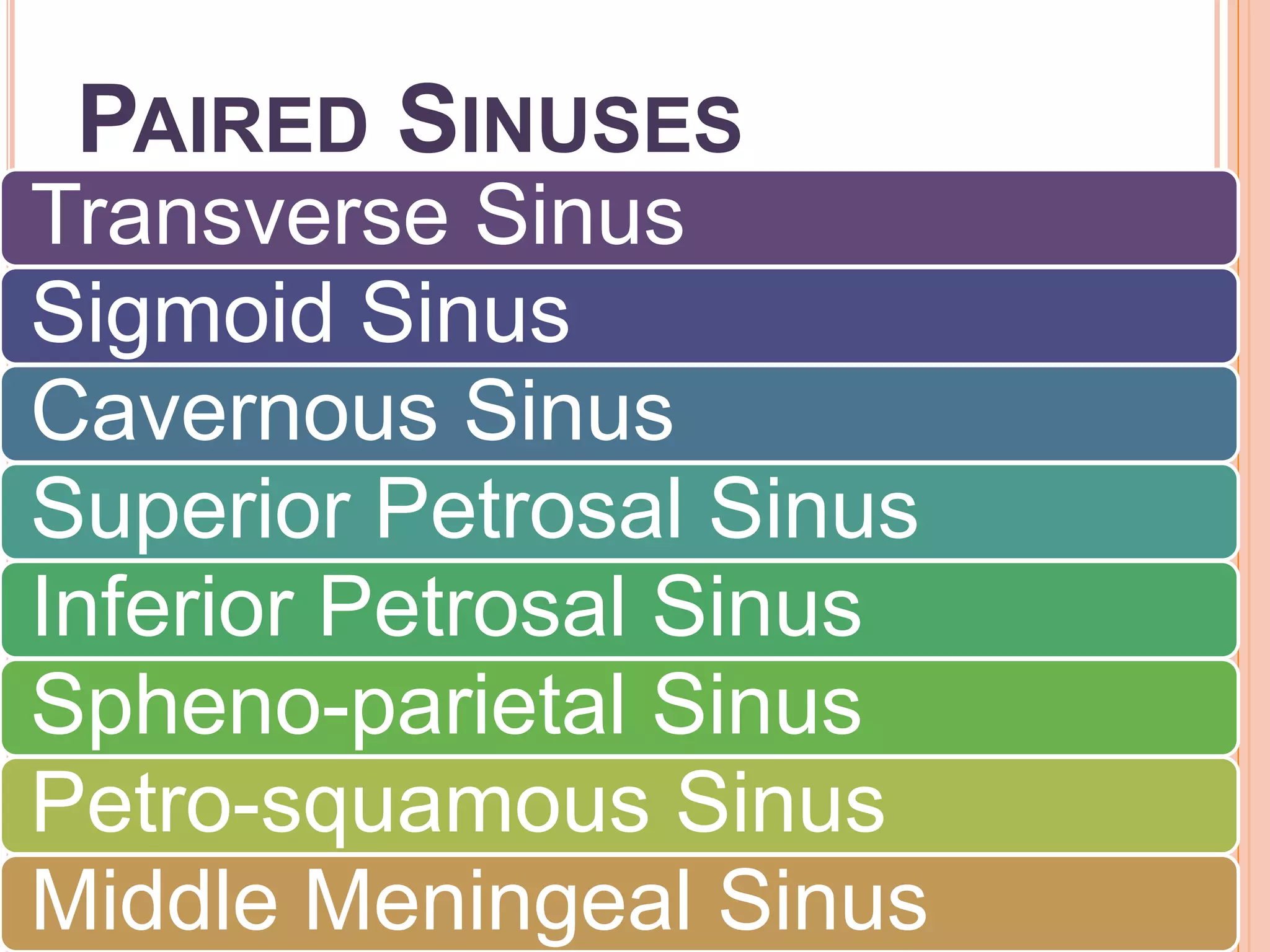 Dural venous sinuses | PPTX