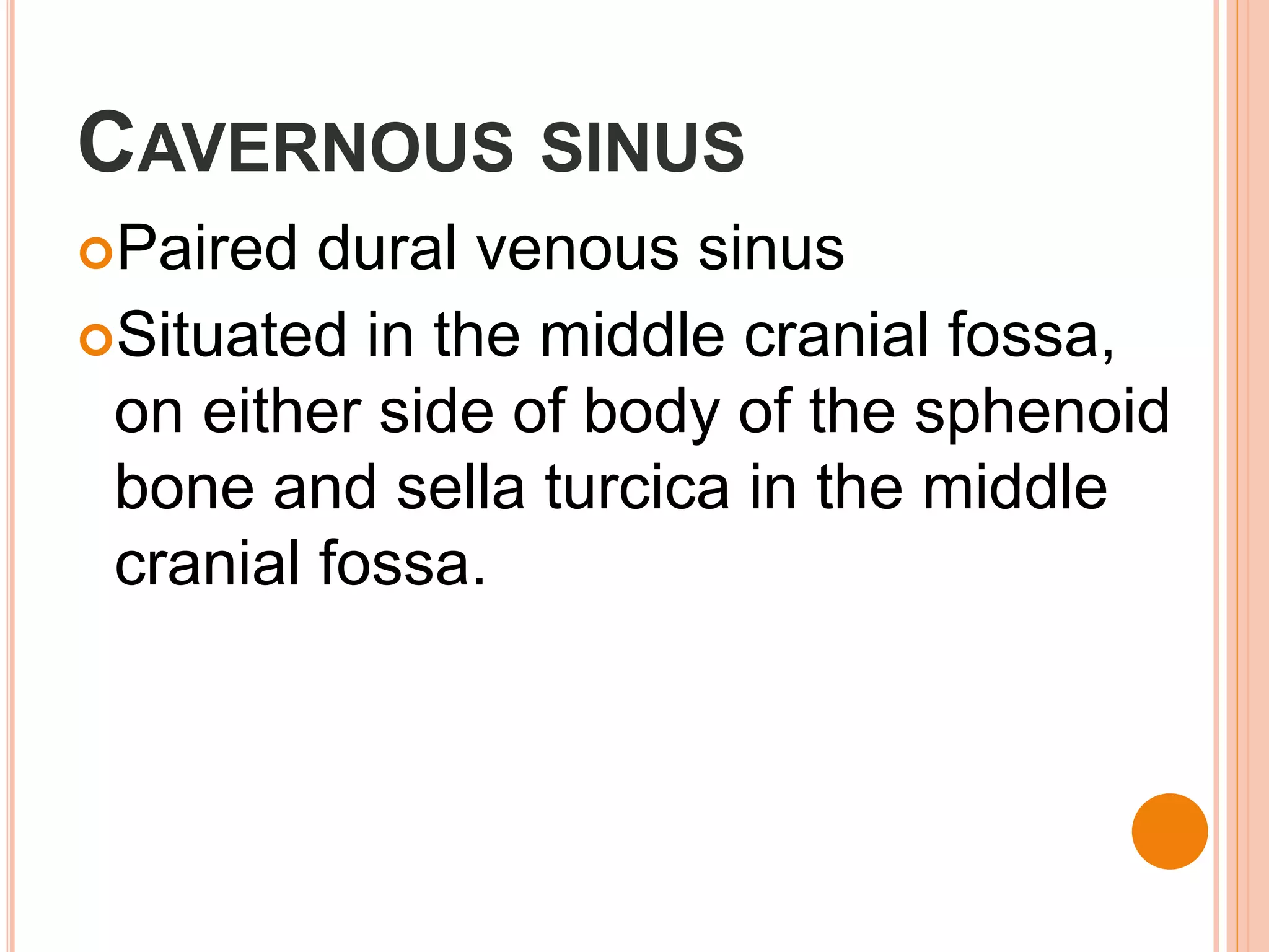Dural venous sinuses | PPTX