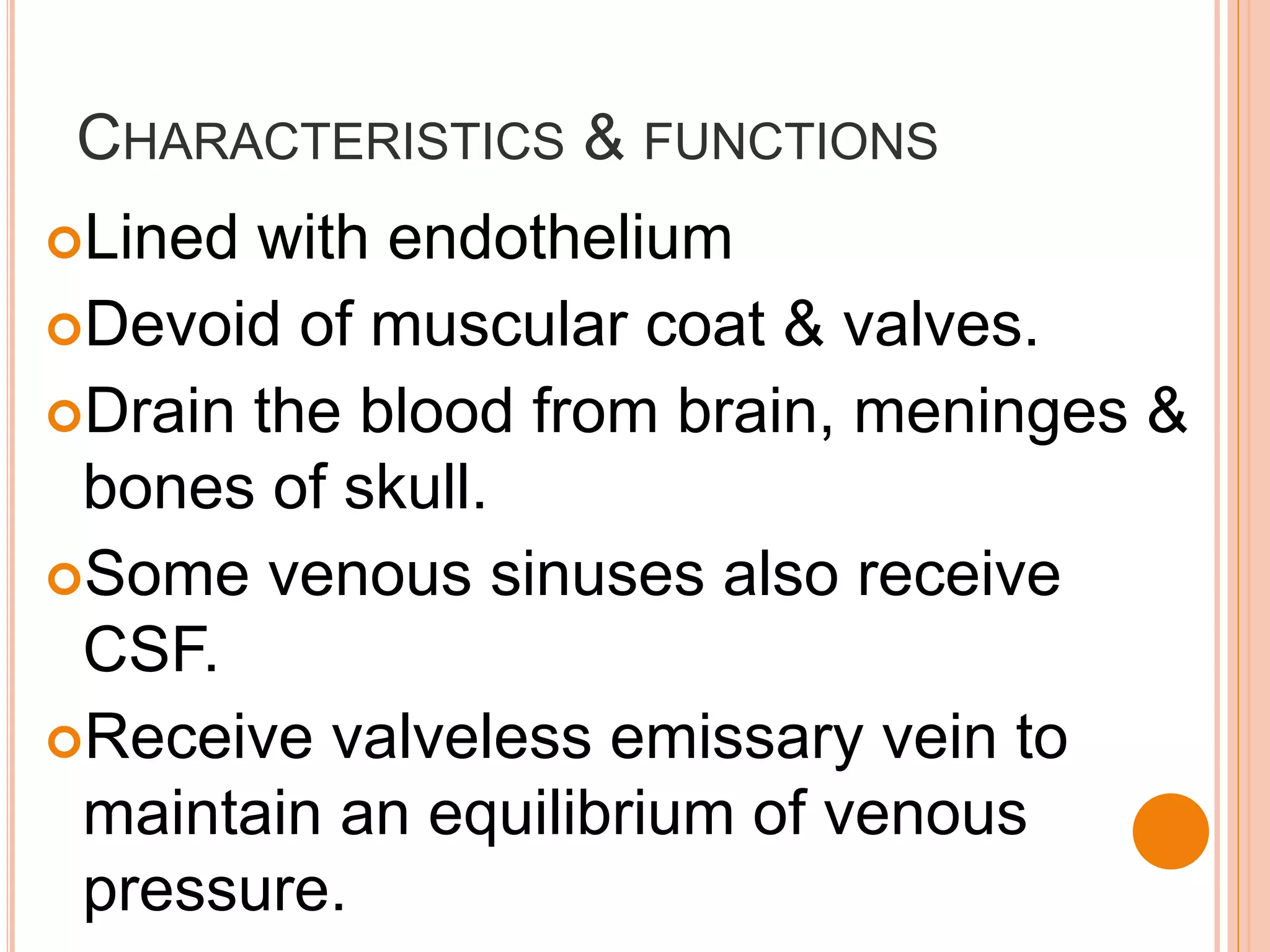 Dural venous sinuses | PPTX