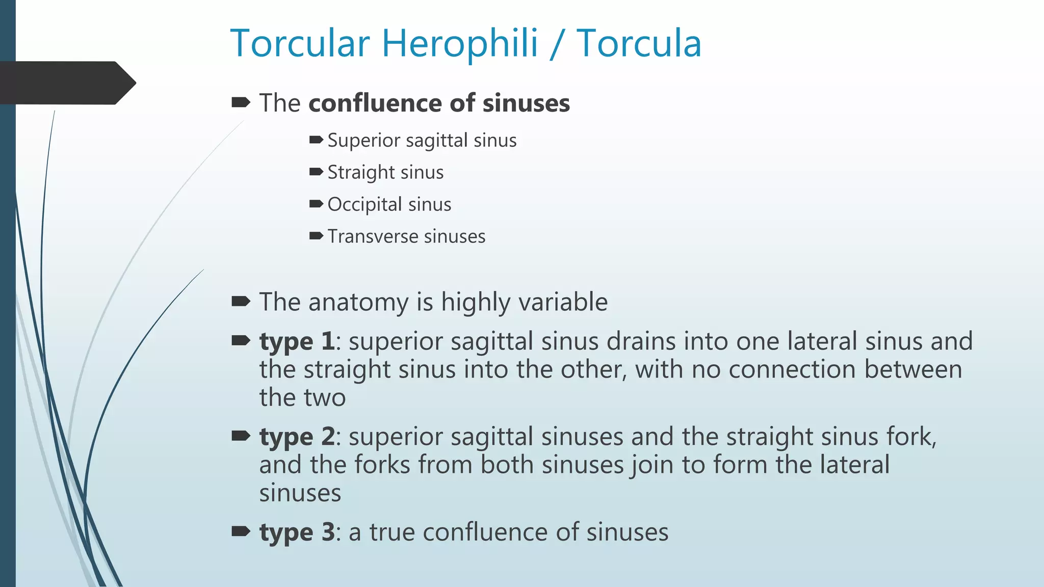 Dural venous sinus thrombosis for Radiology & Imaging | PPTX | Ear ...