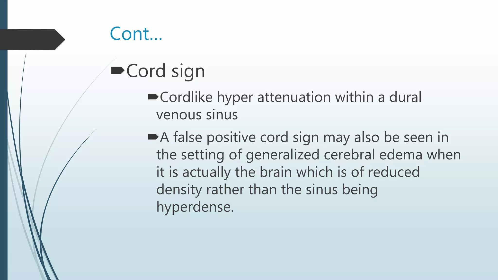 Dural venous sinus thrombosis for Radiology & Imaging | PPTX