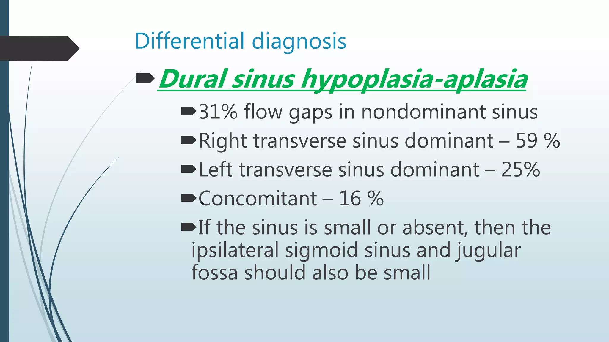 Dural venous sinus thrombosis for Radiology & Imaging | PPTX