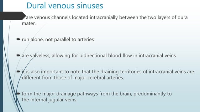 Dural venous sinus thrombosis for Radiology & Imaging | PPTX | Ear ...