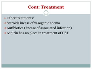 Dural venus sinus thrombosis | PPTX