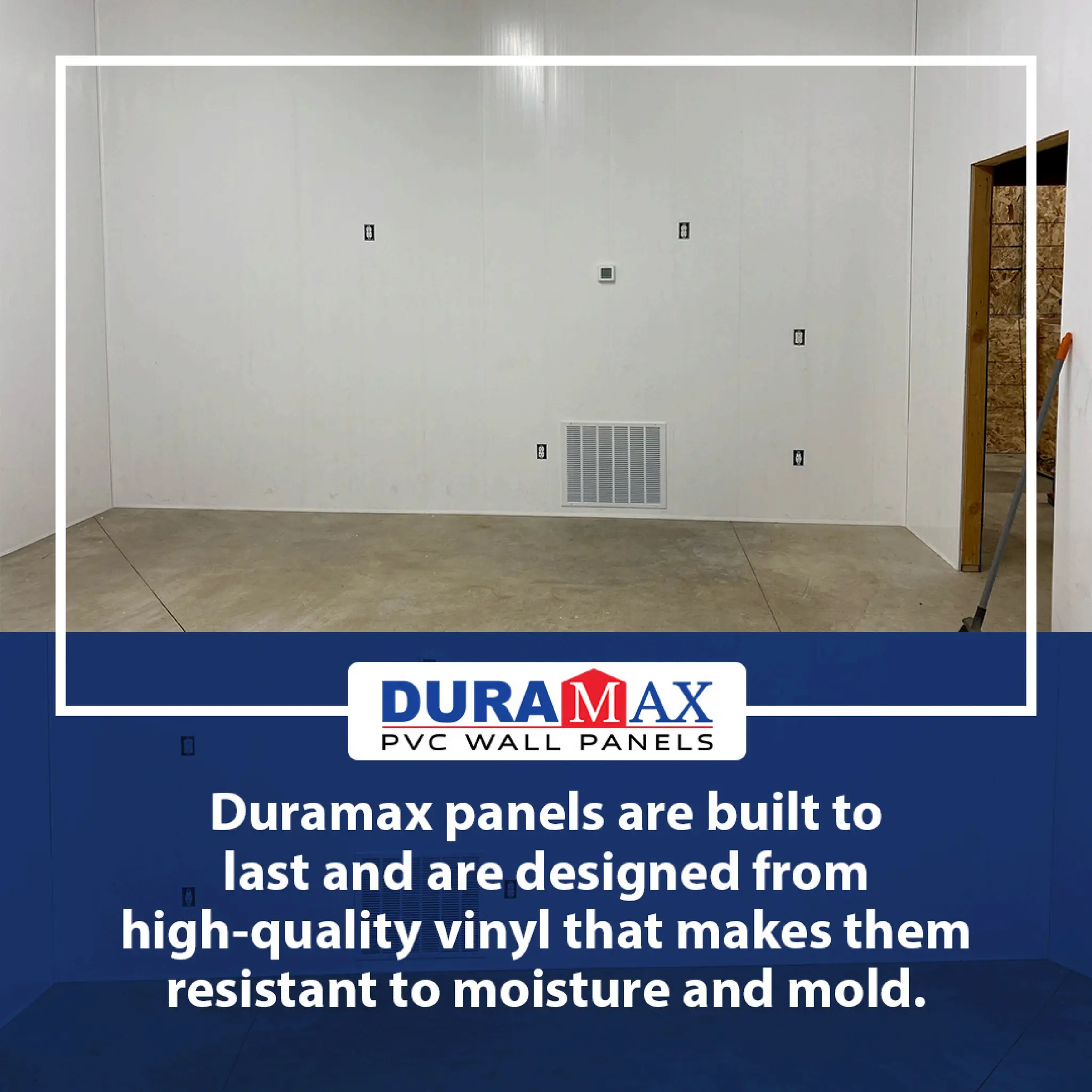 Duramax moisture-resistant wall panels are designed for easy ...